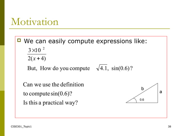 numerical analysis CISE301-Topic1.ppt