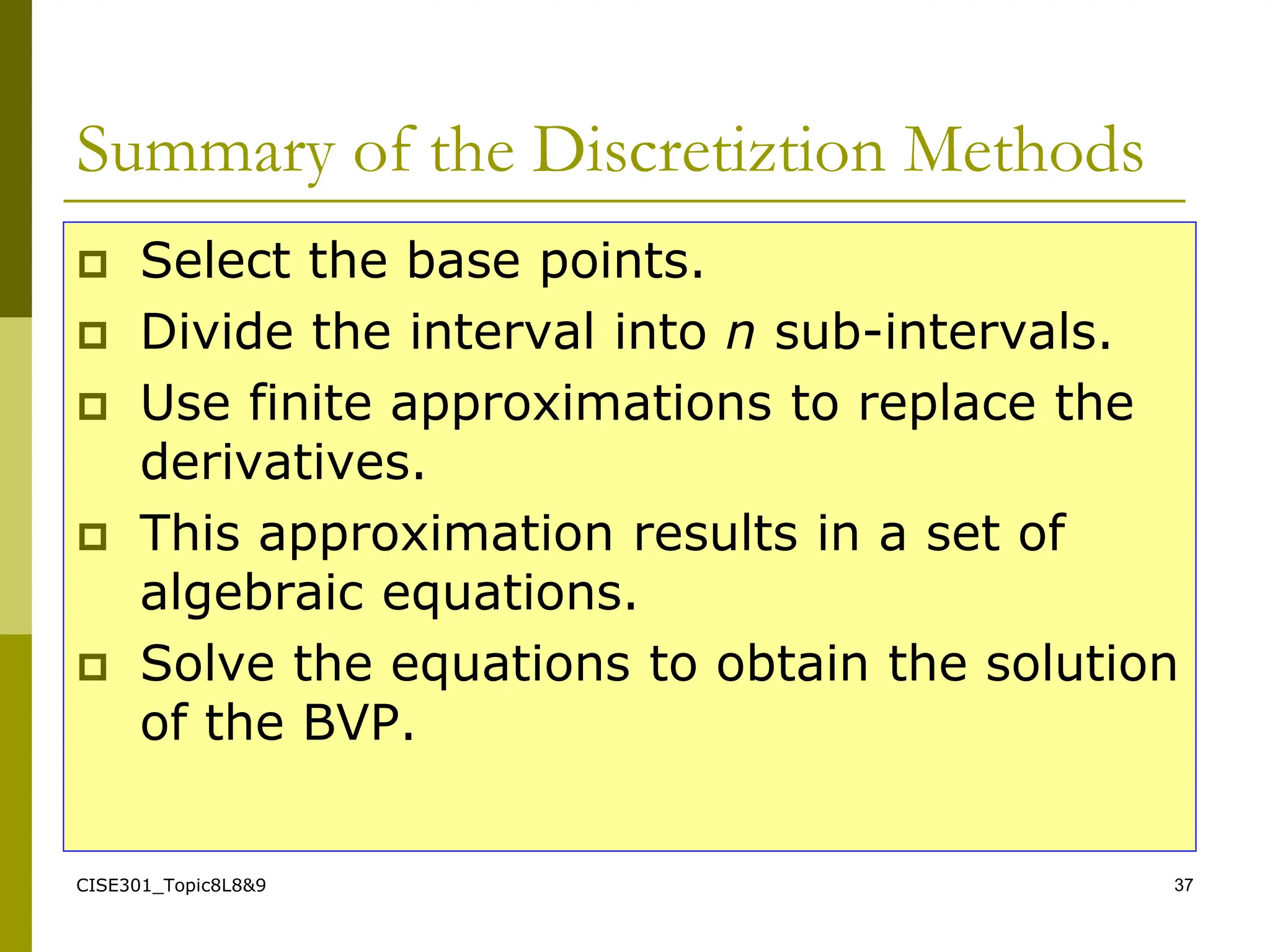 Ordinary differenctial equations methods.ppt
