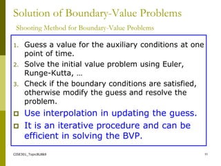 Ordinary differenctial equations methods.ppt