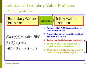 Ordinary differenctial equations methods.ppt