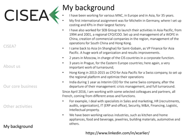 Cisea general presentation | PPT