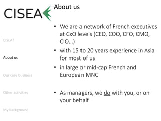 Cisea general presentation | PPTX