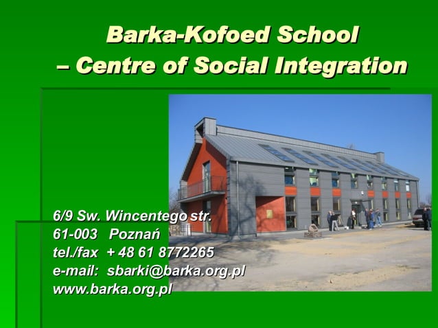 Centre of Social Integration | PPT