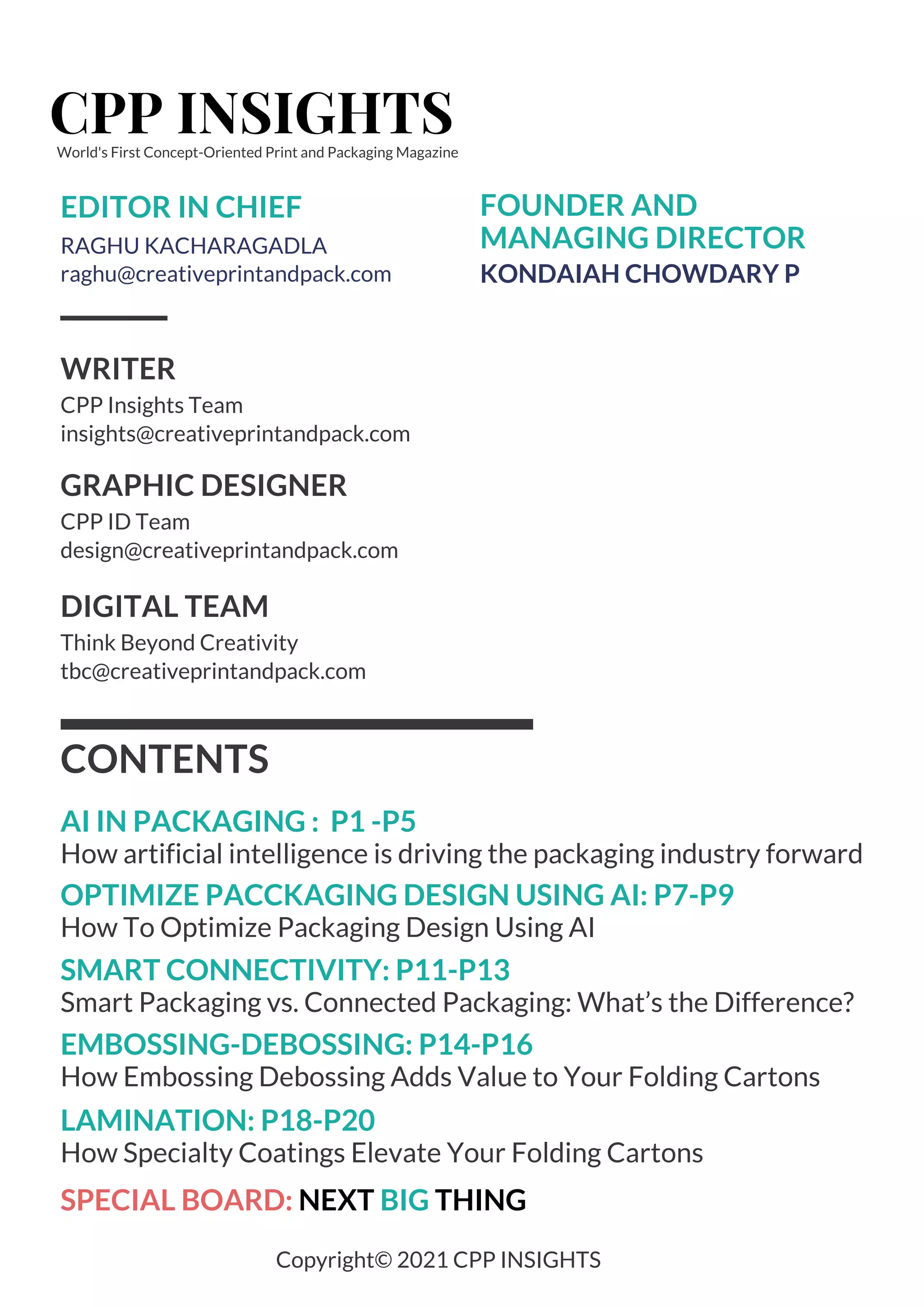 CPP INSIGHTS - SEPTEMBER 2021 | PDF