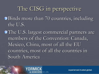 CISG Presentation | PPT