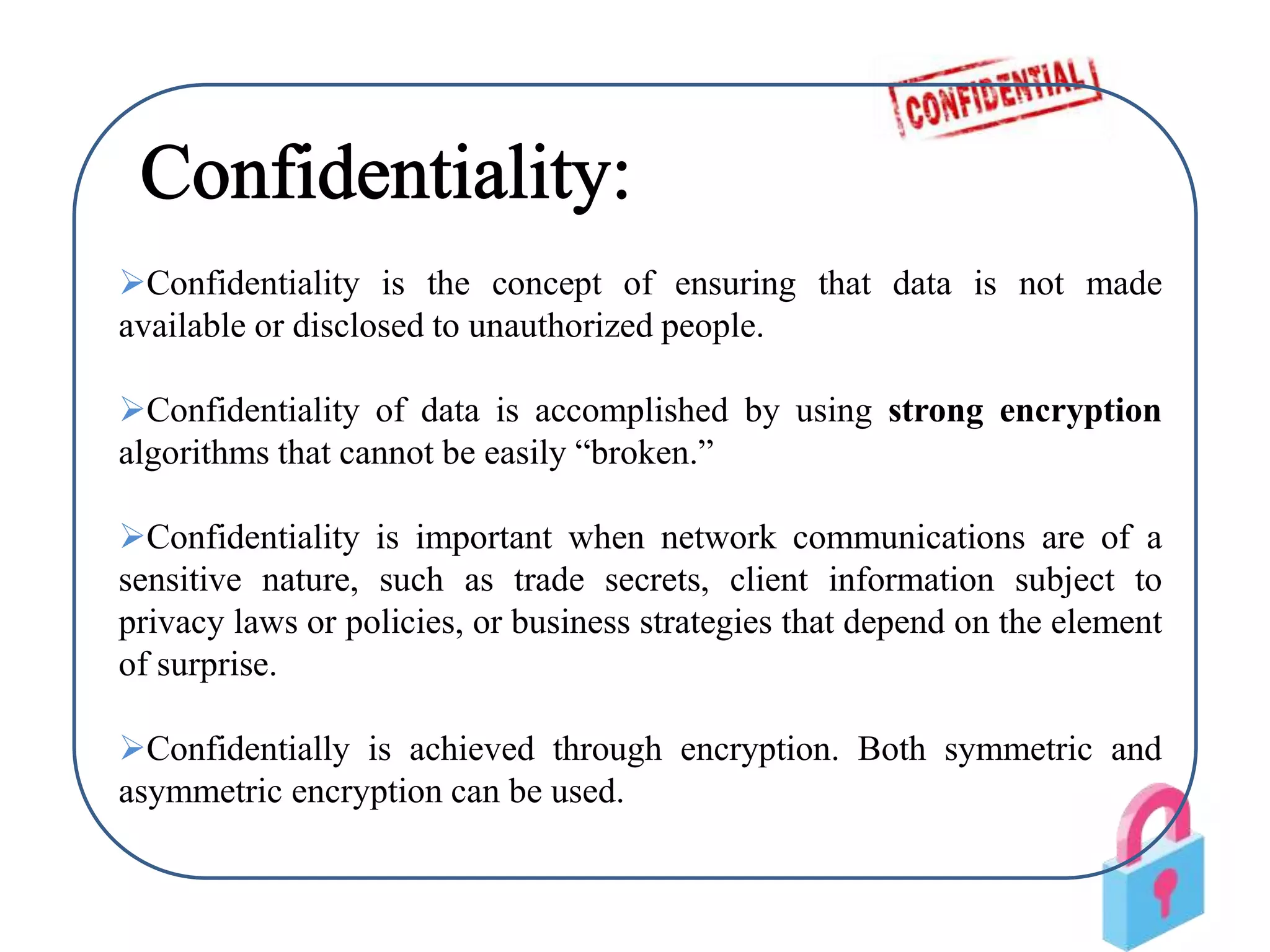 Confidentiality | PPTX
