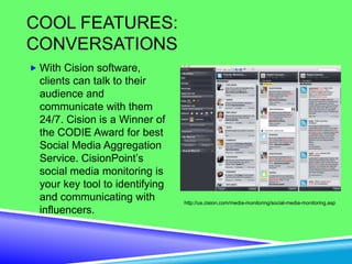 Cision social media tool | PPT