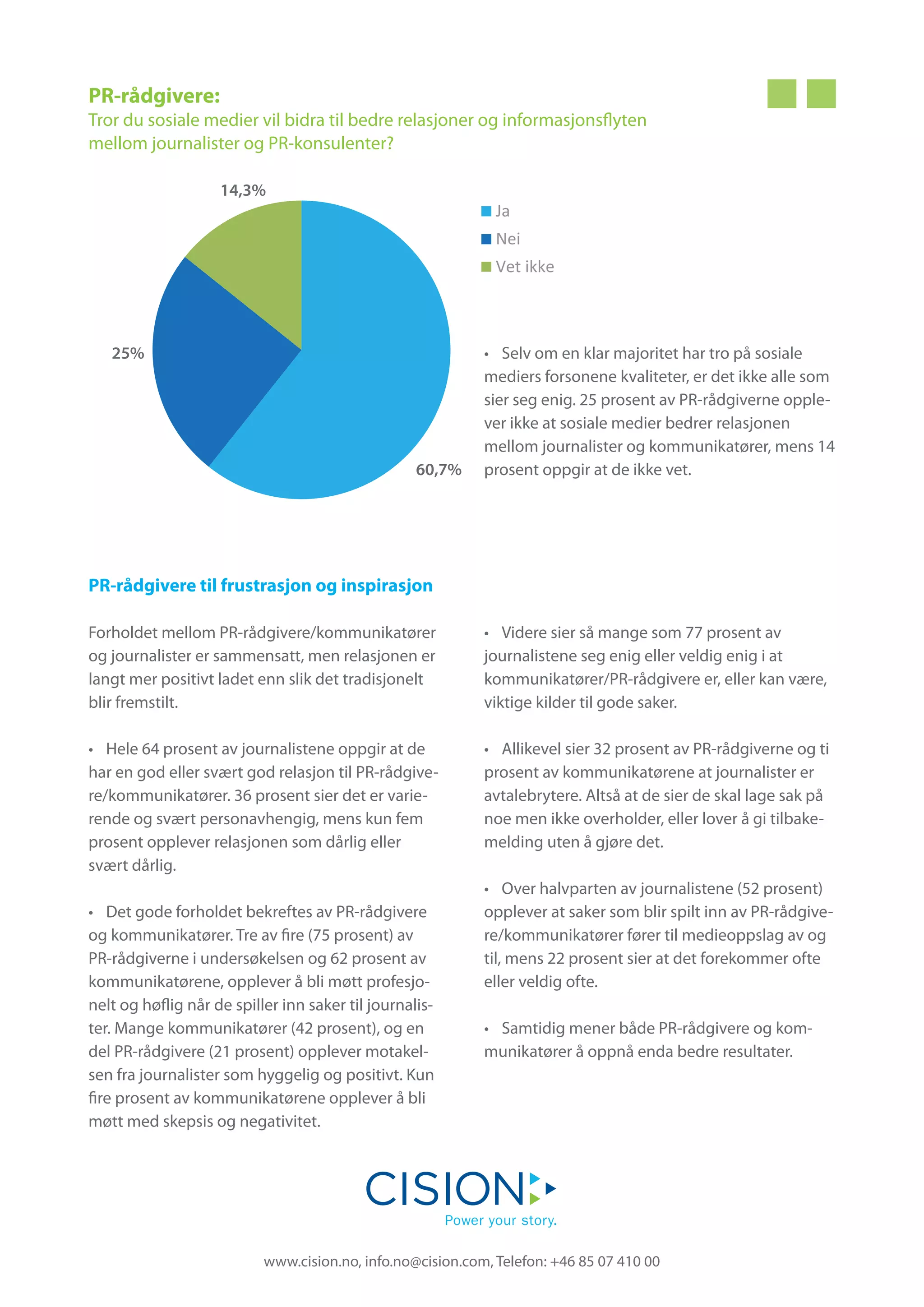 Cision undersokelse | PDF