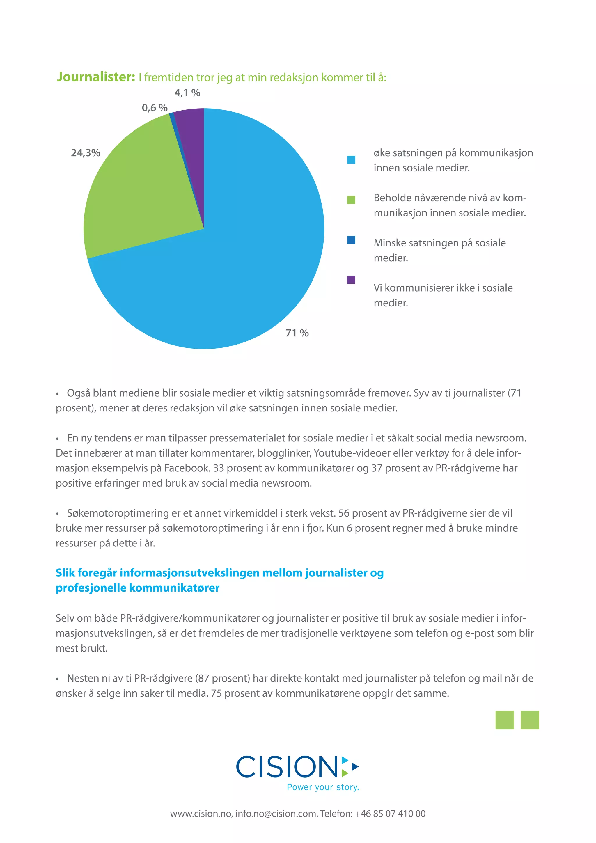 Cision undersokelse | PDF