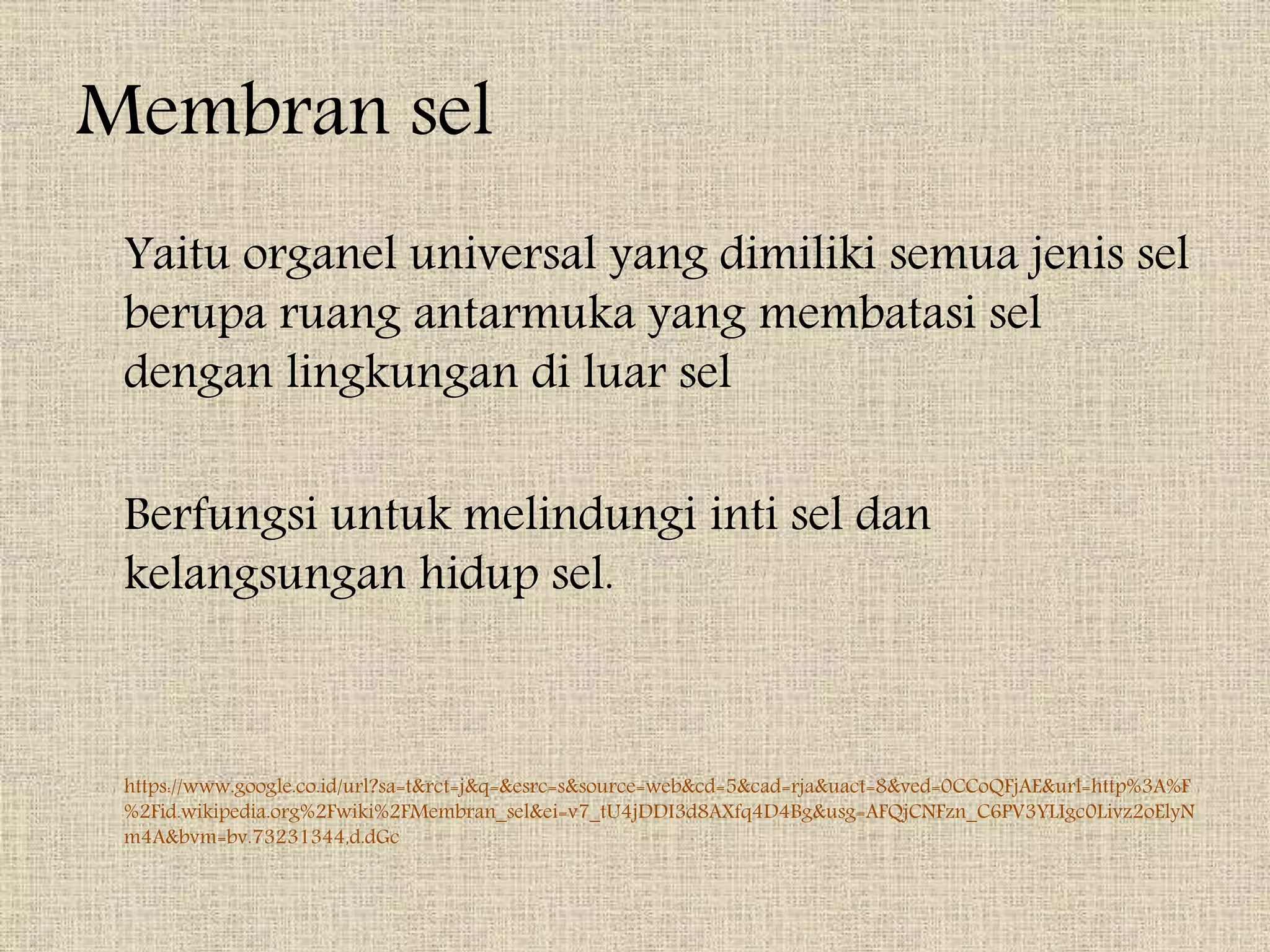 membran dan dinding sel | PPTX