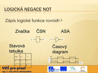 Zadání logické funkce | PPTX