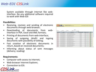 Cislink edi_eng | PDF | Internet | Computing