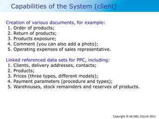 SFA CISLINK | PPT