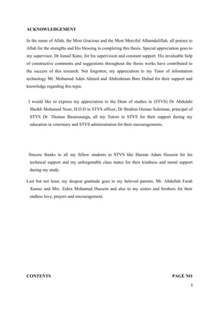 Cismaan shiine rift valley fever thesis | DOC