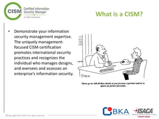 CISM sertifikacija | PPTX | Business Accounting & Finance | Business