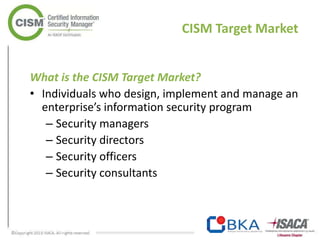 CISM sertifikacija | PPTX | Business Accounting & Finance | Business