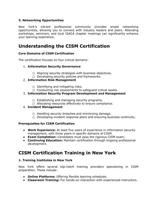 CISM Certification in New York_ A Pathway to Cybersecurity Leadership.docx