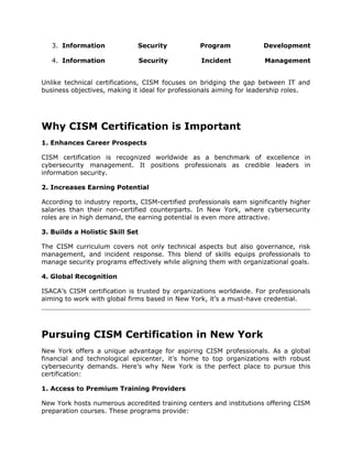 CISM Certification in New York_ Your Path to Cybersecurity Leadership.docx
