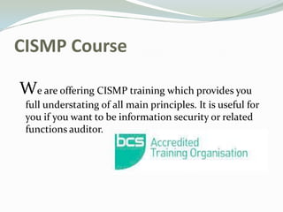 CISMP Course | PPTX