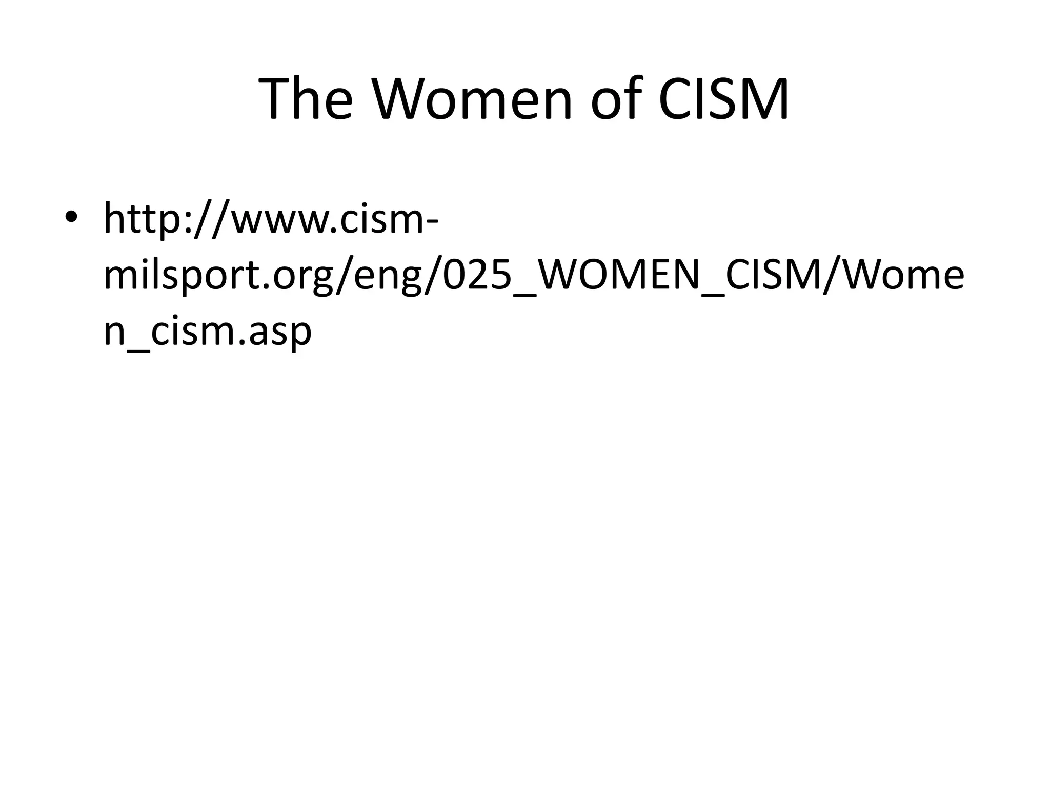 Cism women’s soccer | PPTX