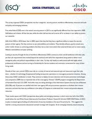 CISO Survey Report 2010 | PDF