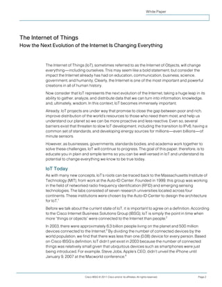 The Internet of Things: how the next evolution if the Internet is ...