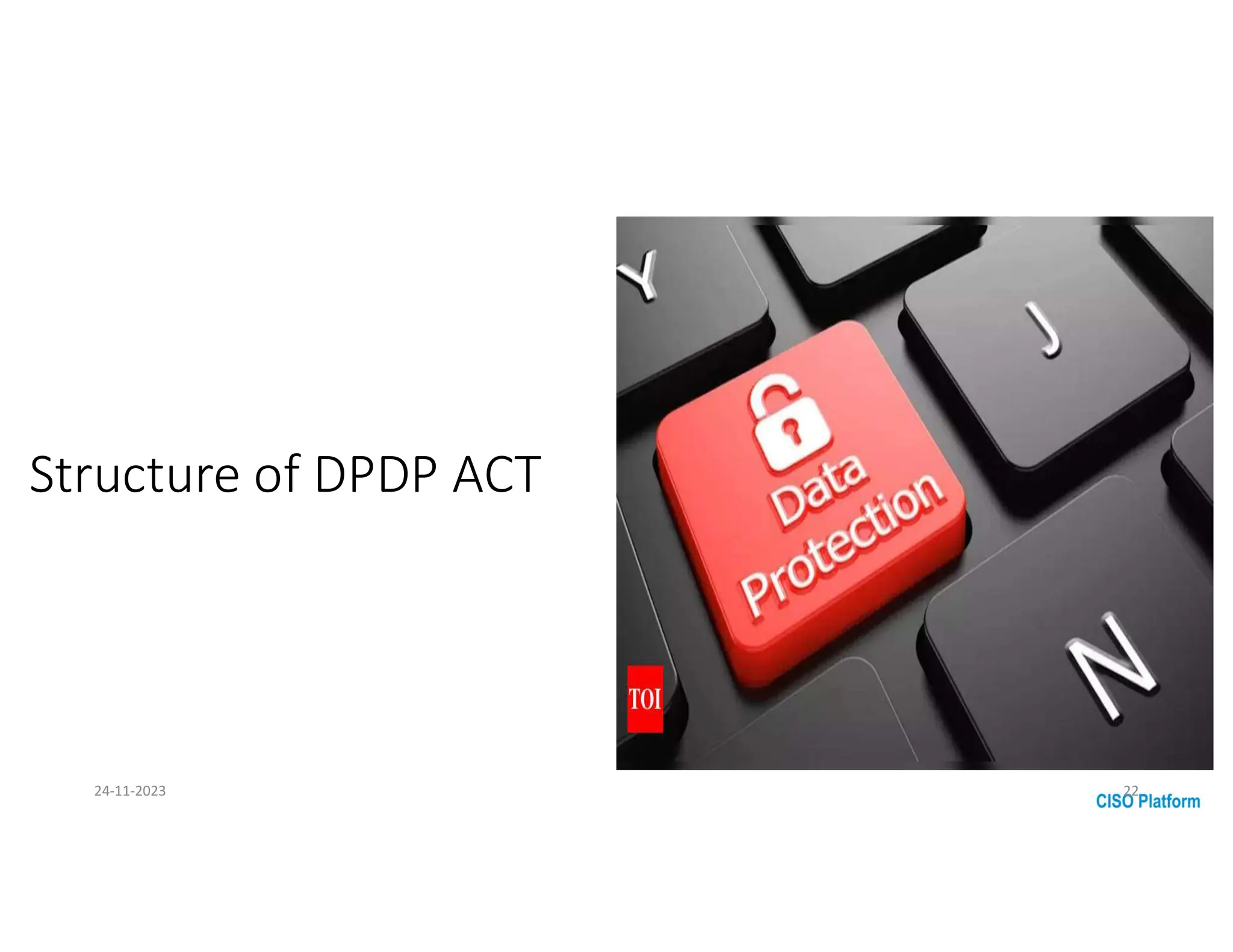 Digital Personal Data Protection (DPDP) Practical Approach For CISOs | PDF