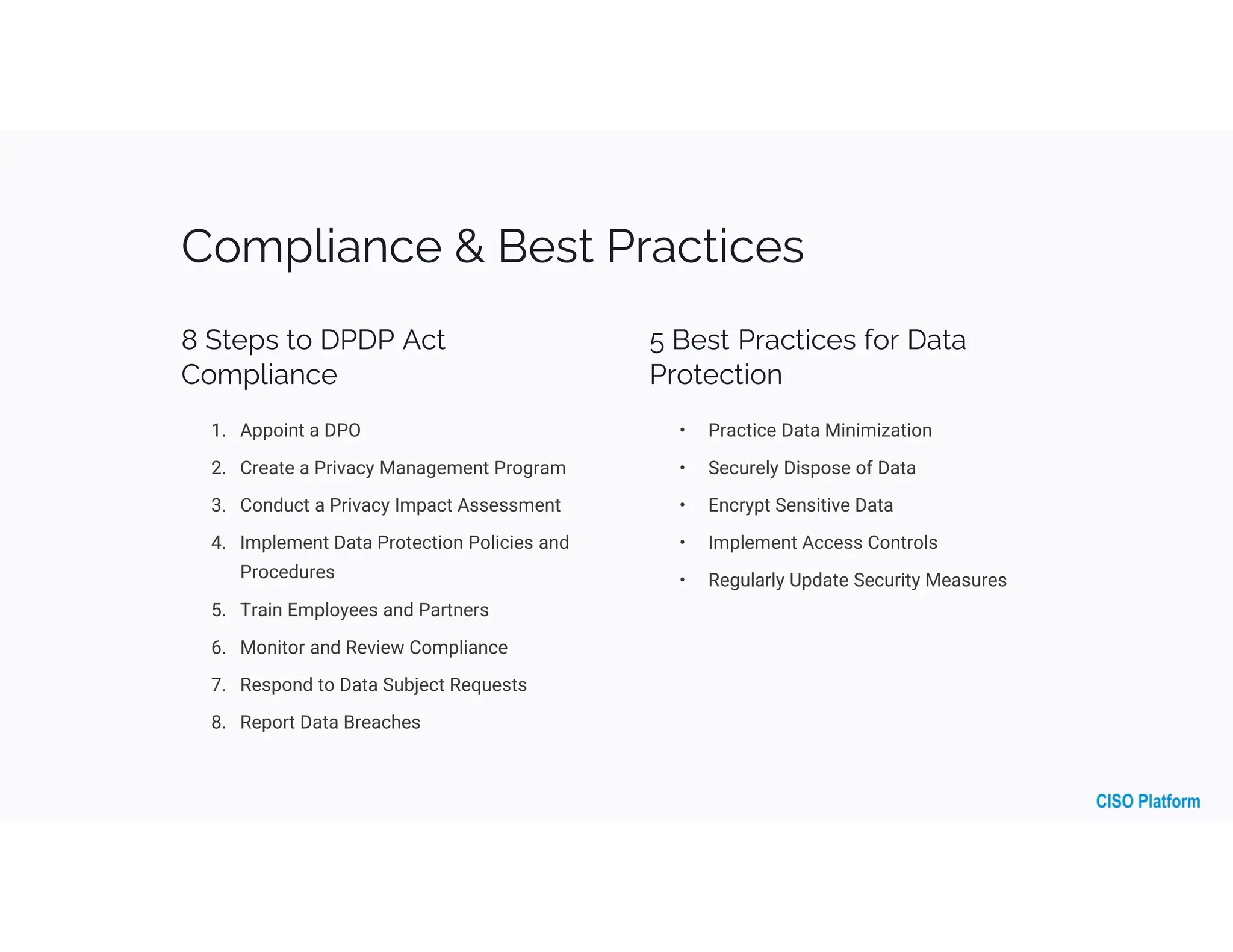 Digital Personal Data Protection (DPDP) Practical Approach For CISOs | PDF