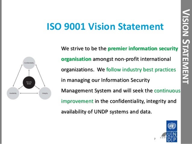 Information Security Information Security Vision Statement Information Security Information Security Vision Statement