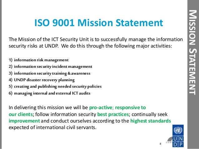Information Security Information Security Vision Statement Information Security Information Security Vision Statement