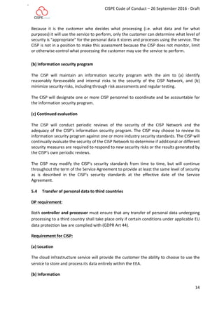 Cispe code ofconduct-160926 | PDF