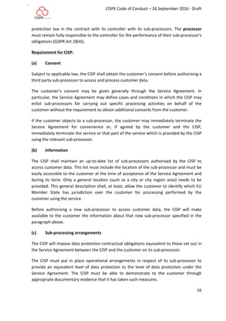 Cispe code ofconduct-160926 | PDF