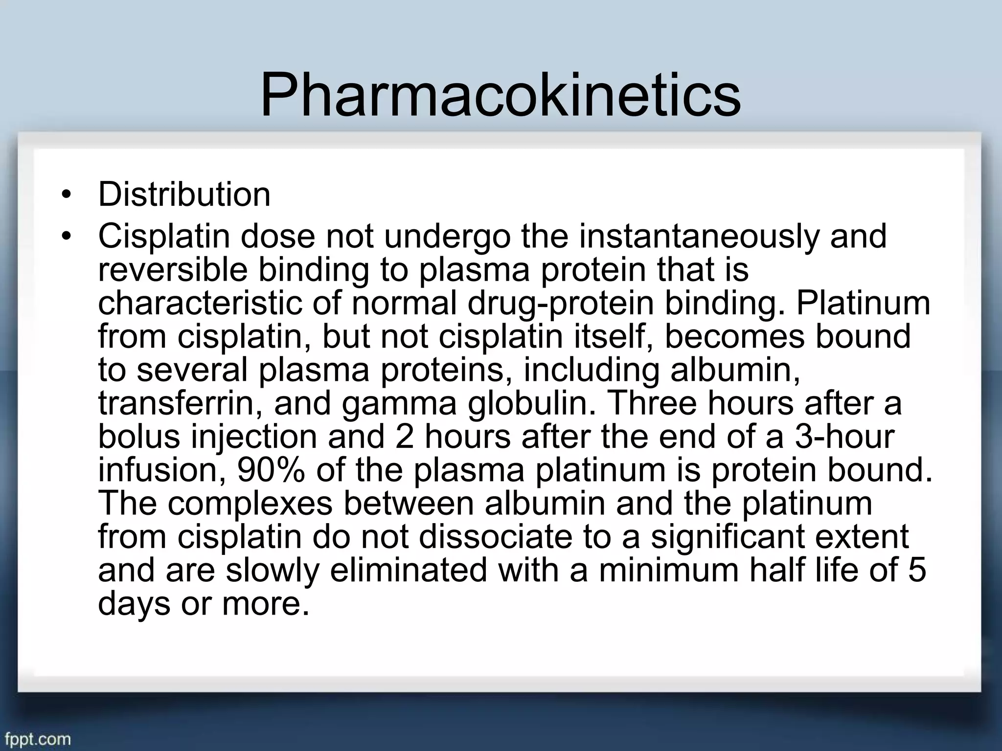 Cisplatin (Anti-cancer Drug) | PPT