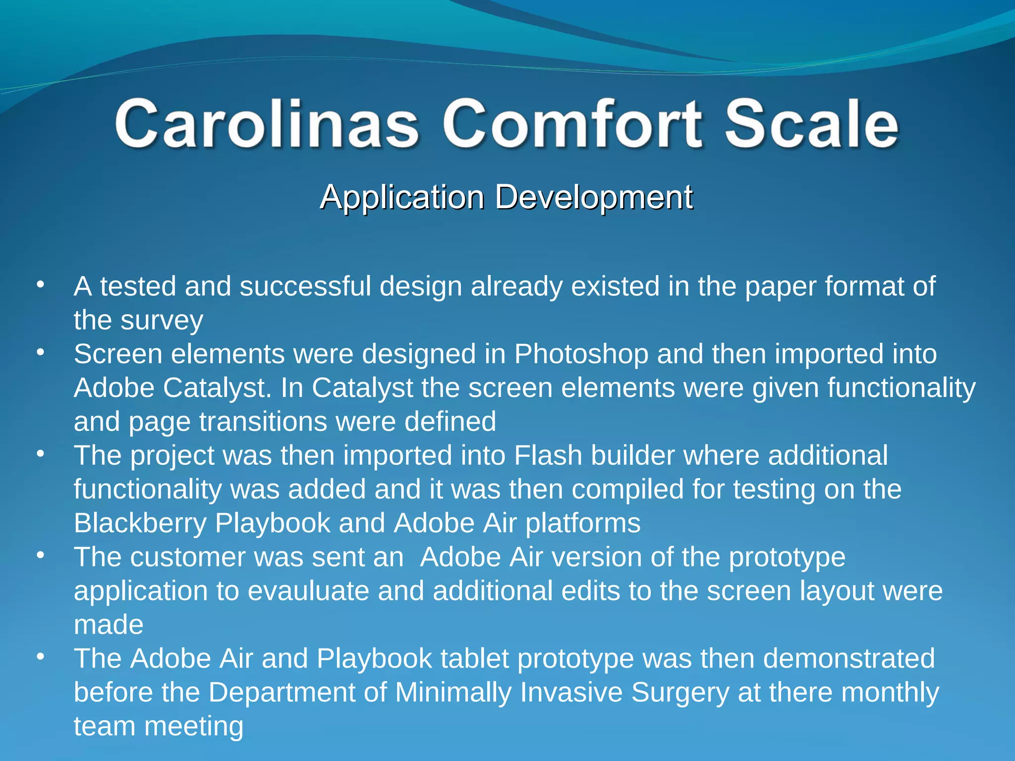 Carolinas Comfort Scale | PPT