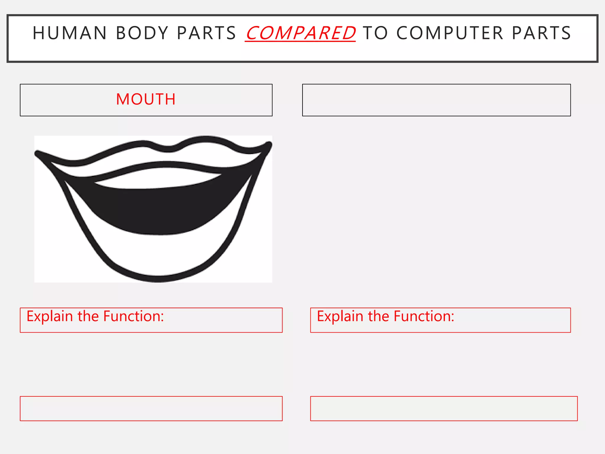 CIS Project - Computer Parts vs. Human Body Parts PowerPoint.pptx