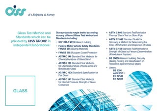 CISS GROUP presentation Cement & Clinker, Clays, Kaolin & Sands, Glass ...