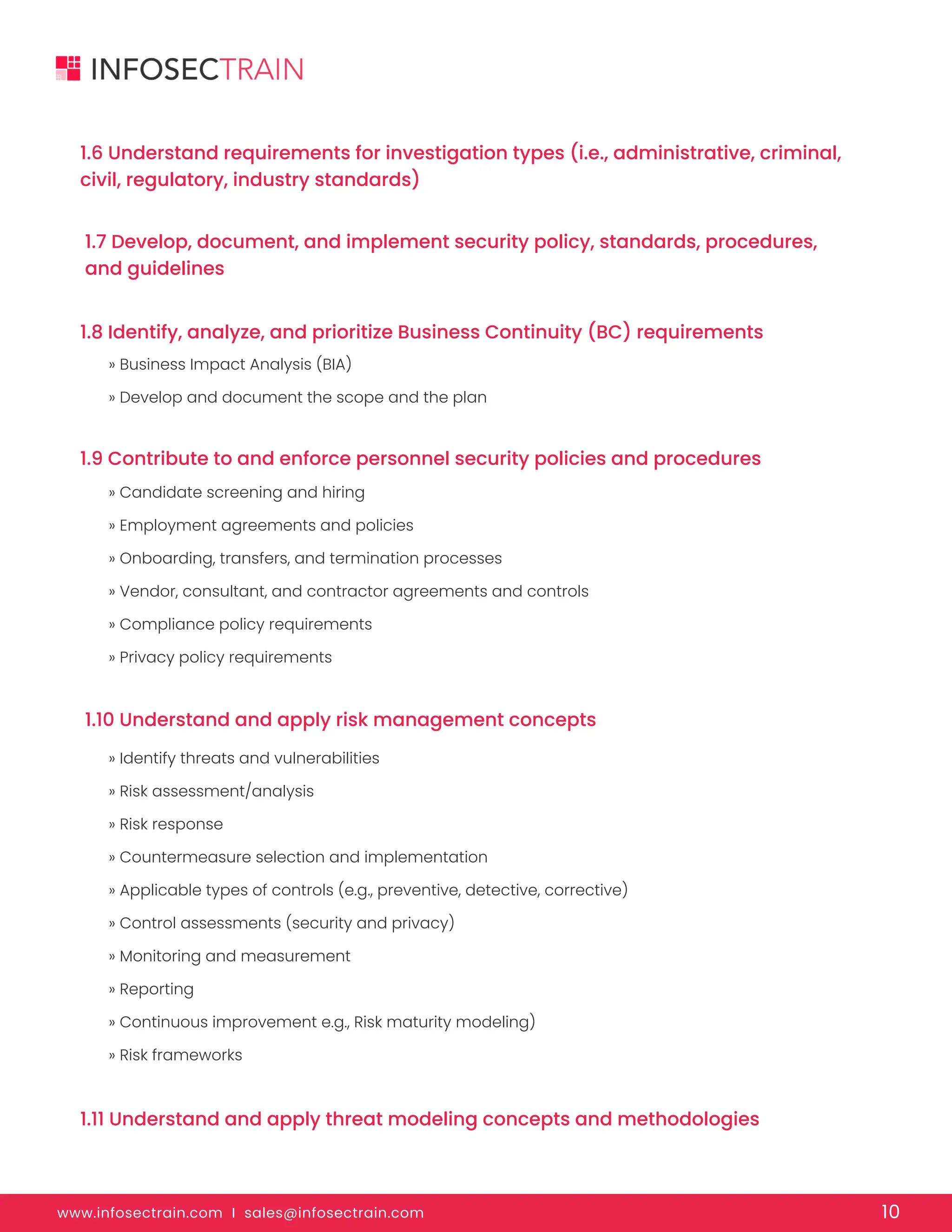 cissp-course content.pdf & cissp description | PDF