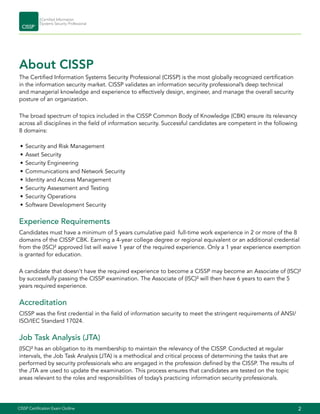 Cissp exam-outline | PDF