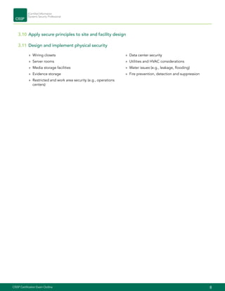 Cissp exam-outline | PDF