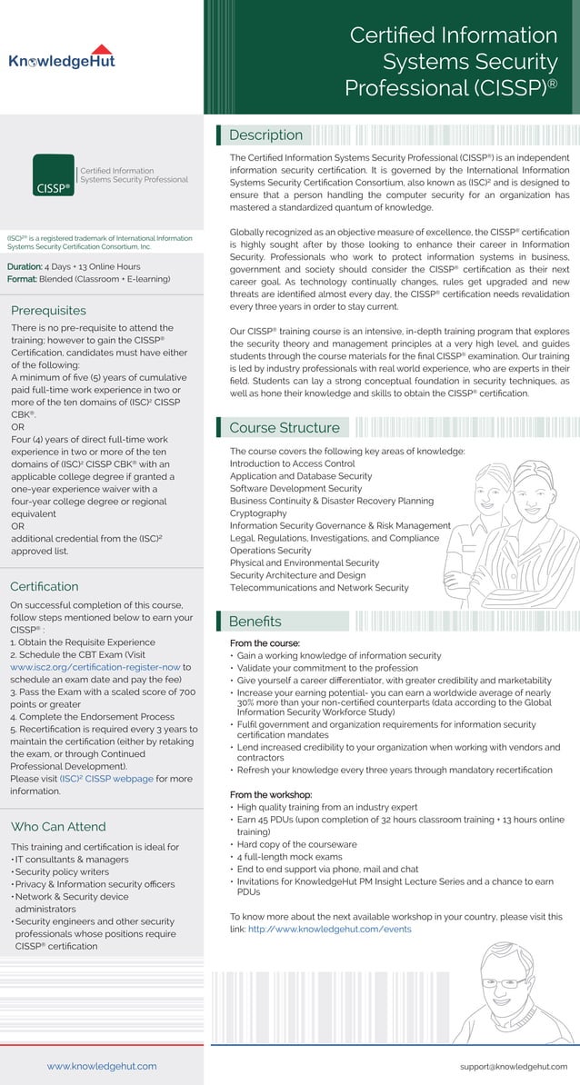 Certifi ed Information Systems Security Professional (CISSP) brochure | PDF