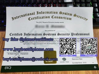 CISSP certificate | PDF