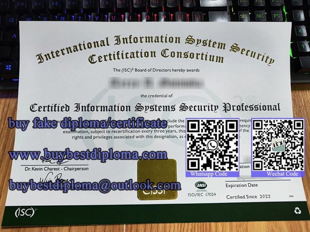 CISSP certificate | PDF