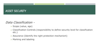 CISSP Certification-Asset Security | PPTX
