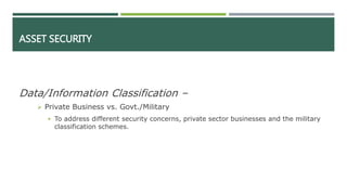 CISSP Certification-Asset Security | PPTX
