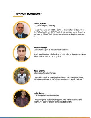 CISSP Certification Training By Edvistaar | PDF