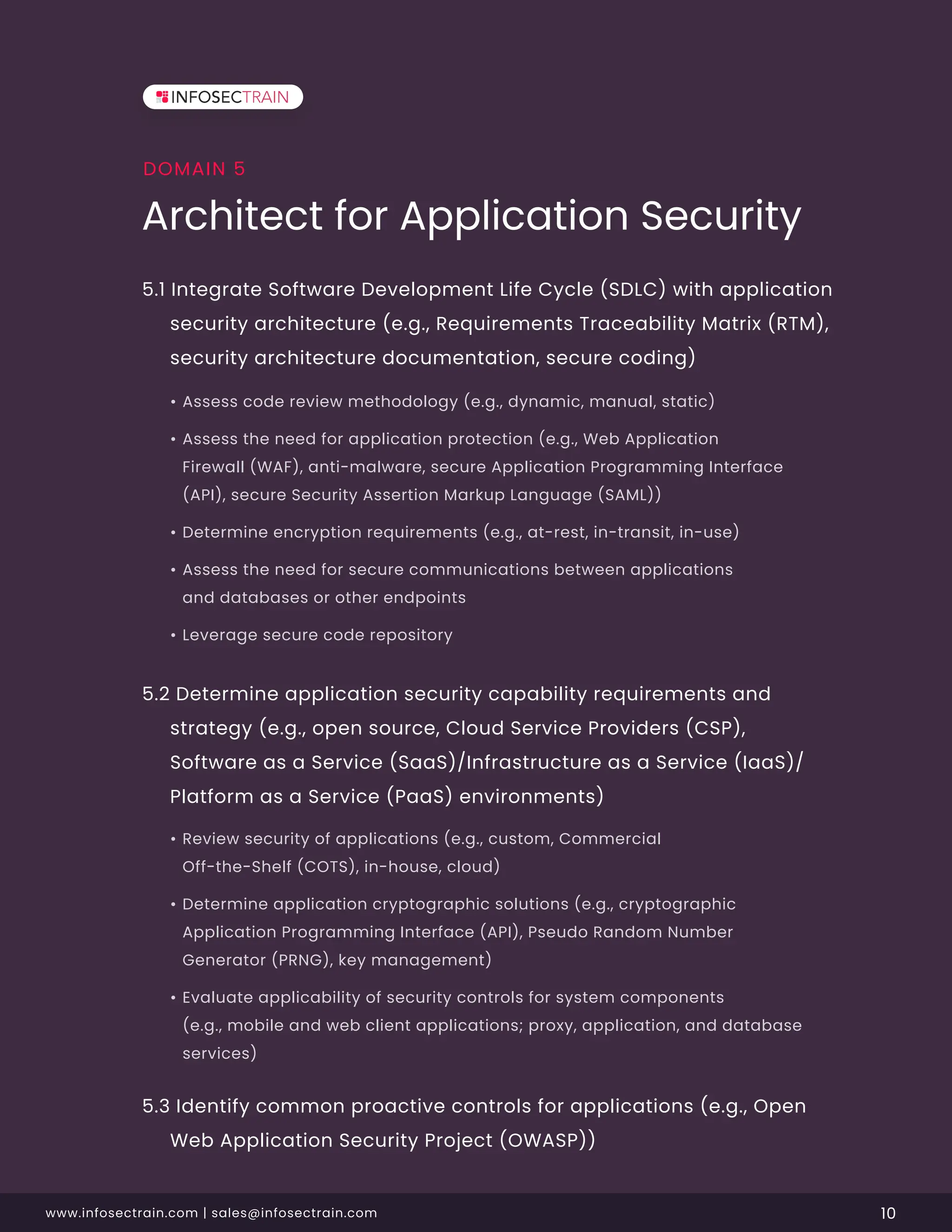Explore the comprehensive CISSP Certification Course syllabus with InfosecTrain's | PDF