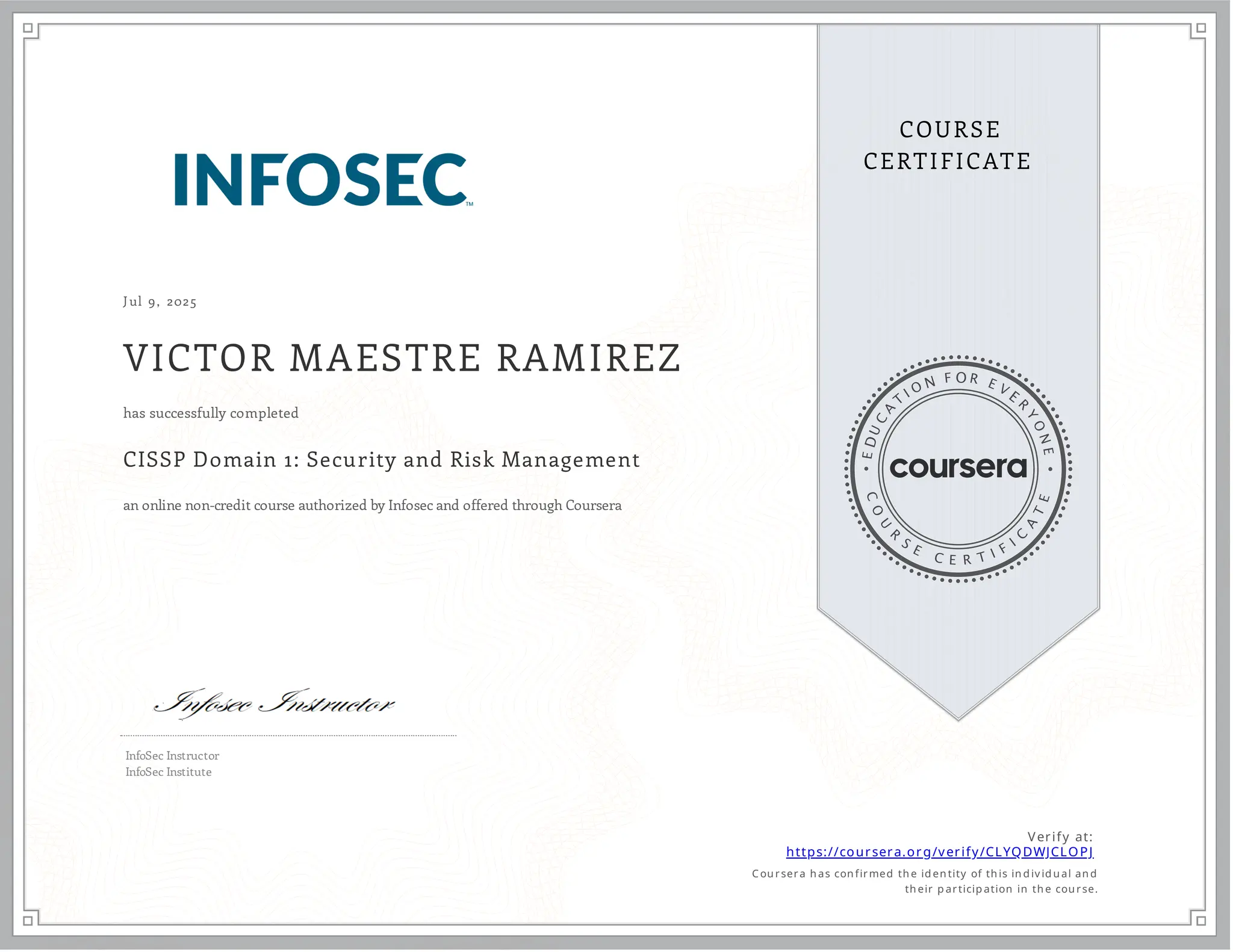 CISSP Domain 1: Security and Risk Management | PDF