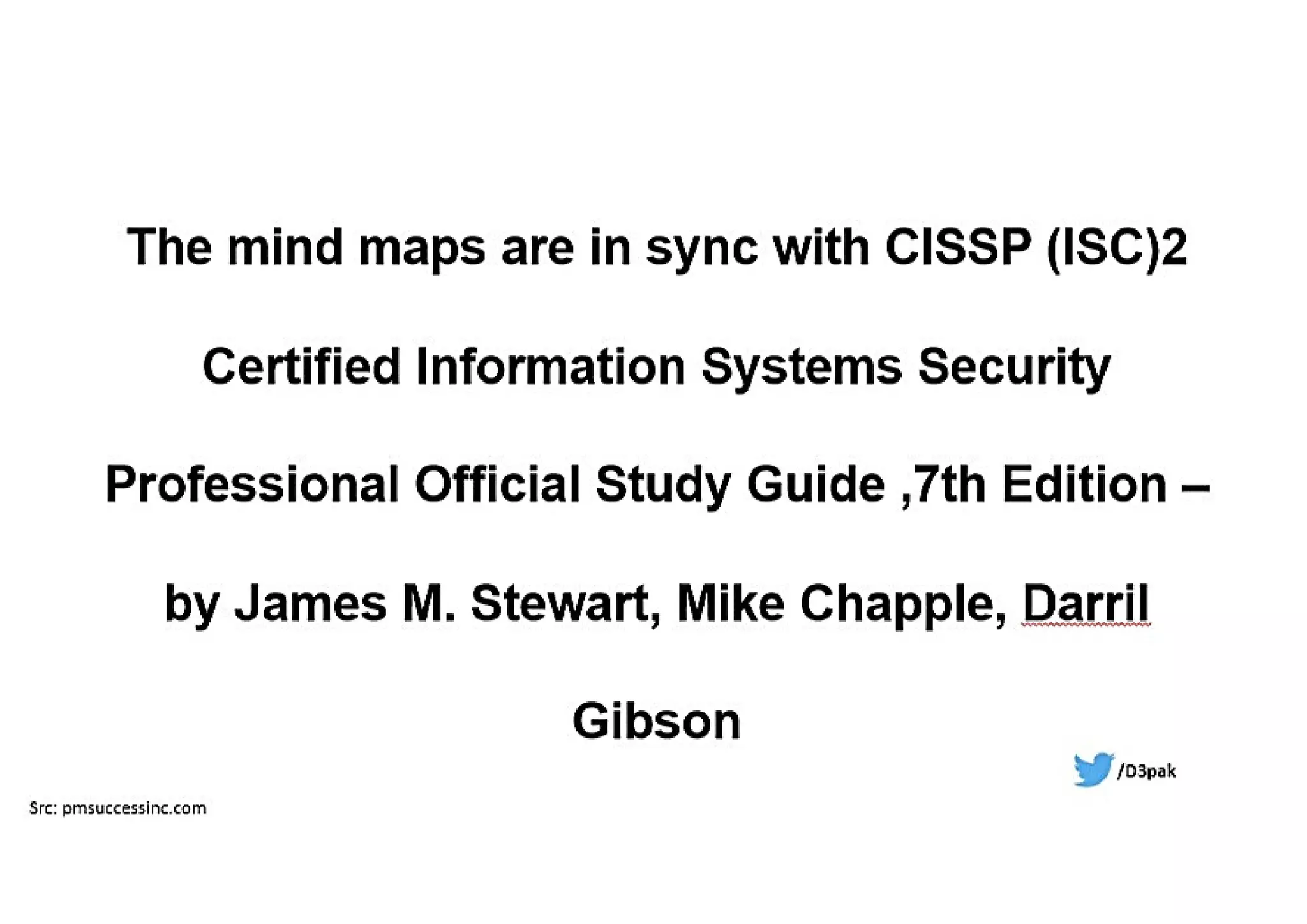 CISSP INFORGRAPH MINDMAP | PDF