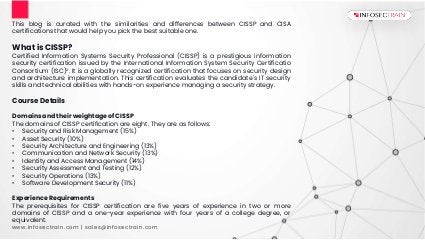 CISSP Vs CISA Which is better for you.pptx