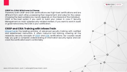 CISSP Vs CISA Which is better for you.pptx